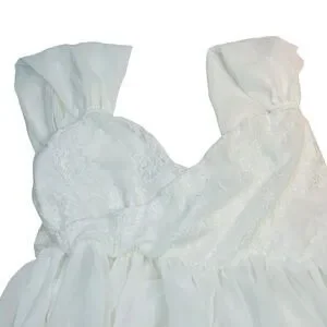 Unbranded | Dresses | White Lace Goddess Dress Sz Large Open Front Maxi ...